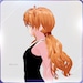 Vroid Orange Low Twintails / Wave Hair / Sunny - Etsy