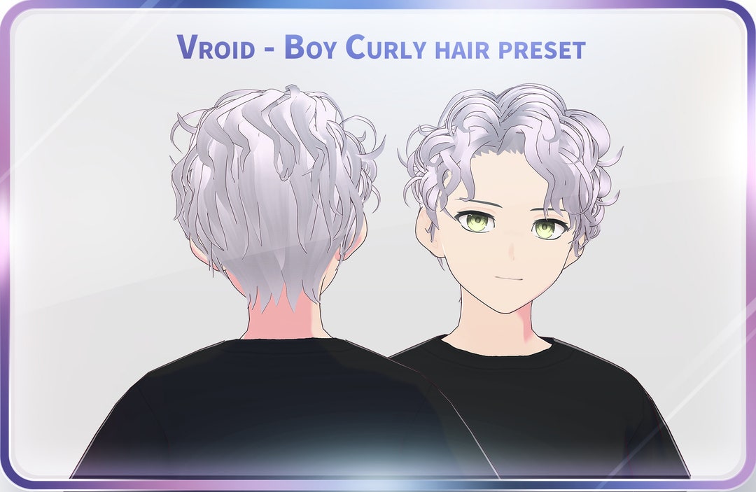 Vroid Curly Hair Preset - Etsy