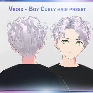 Vroid Curly Hair Preset - Etsy