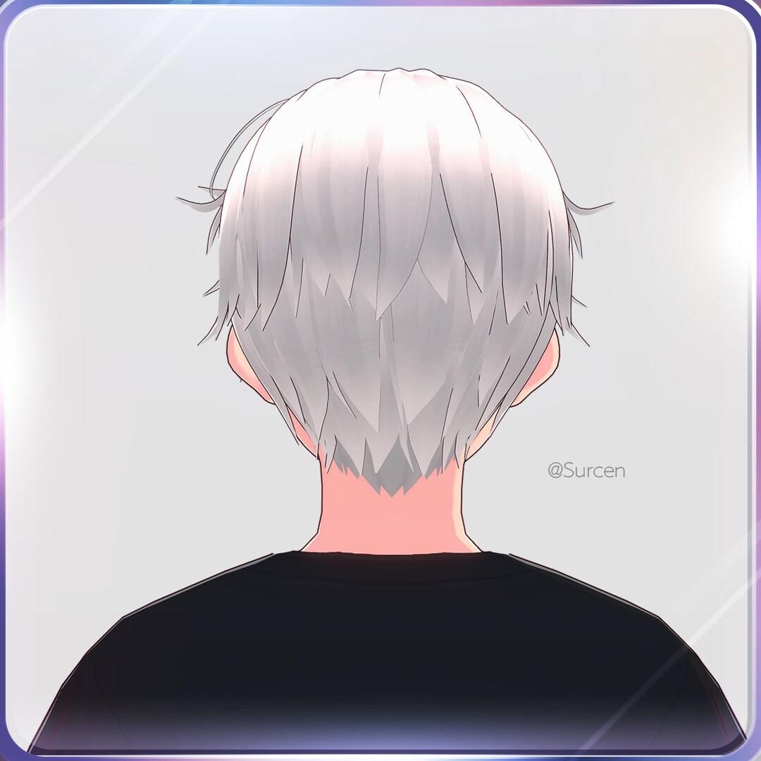 Vroid Handsome Hairstyle - Etsy