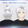 Half up Wavy Long Vroid Hair Preset - Etsy UK