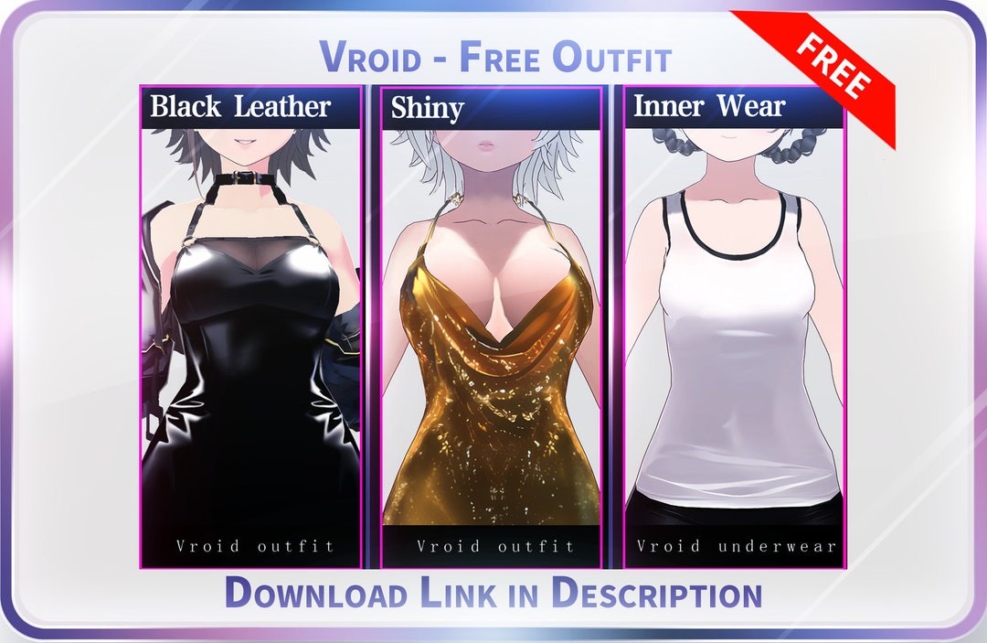 Vroid Free Cloth / Free Dress / Free Outfit - Etsy