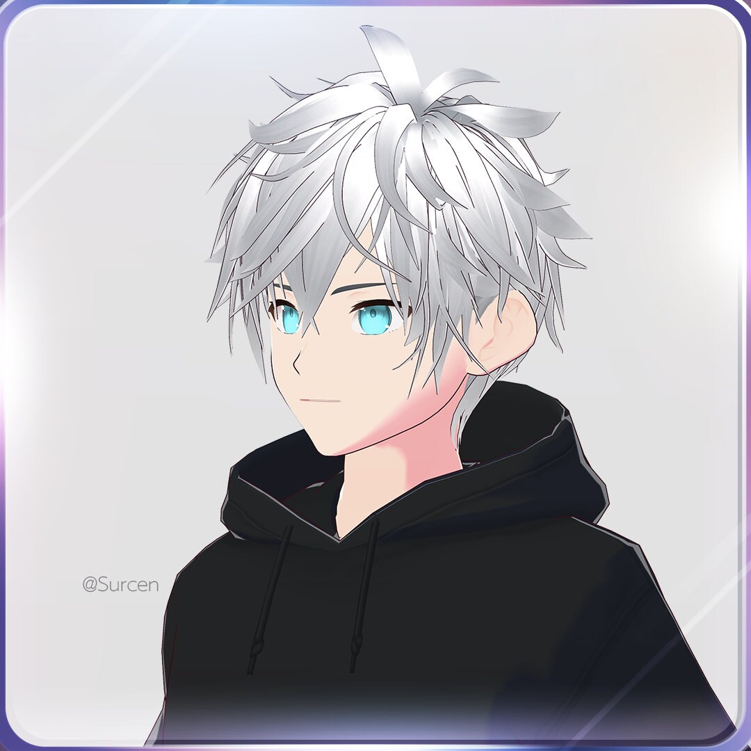 Vroid Hero Boy Hair Preset/ Spike Hair - Etsy