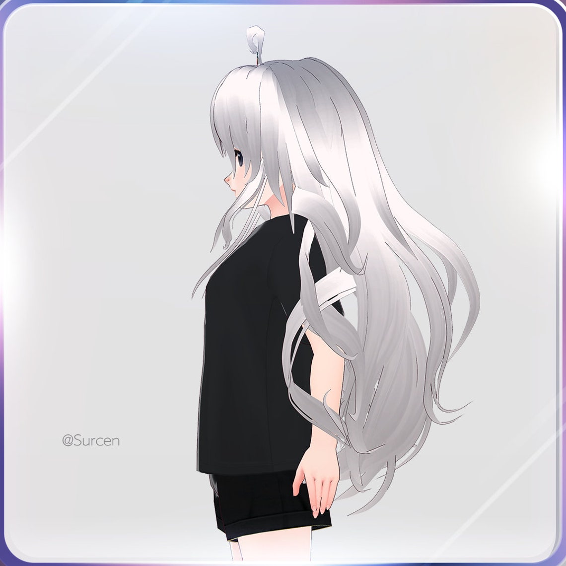 Vroid Fluffy Cute Girl Hair Preset - Etsy