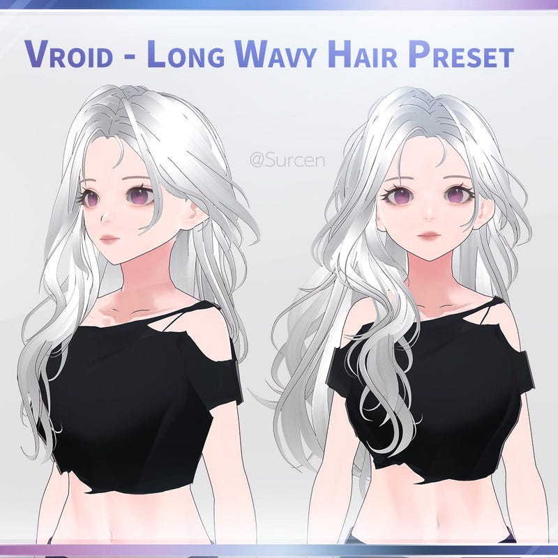 Vroid Hair Textures - Etsy