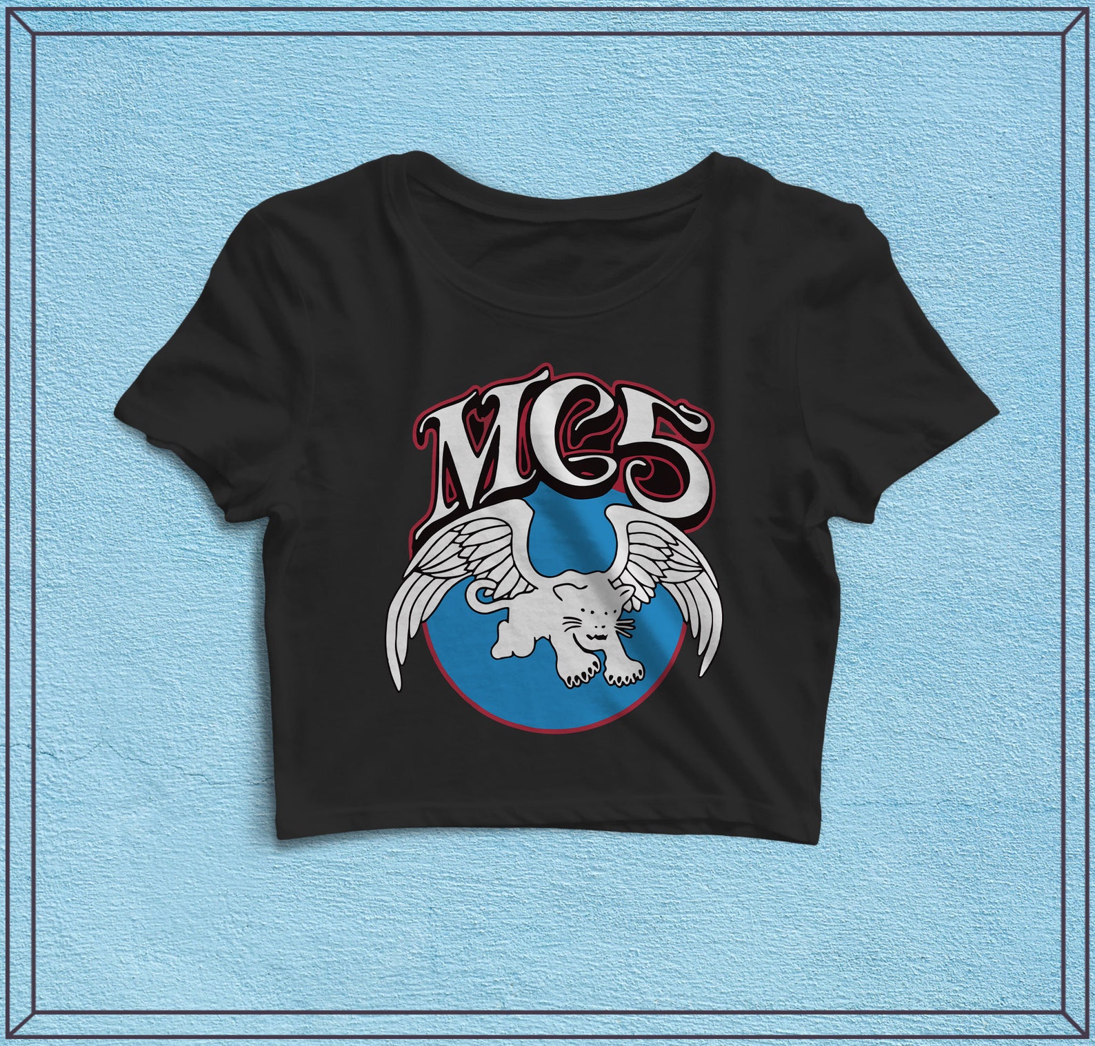 Vintage MC5 Y2K Crop Top Custom Shirt Women Shirts Rachel - Etsy