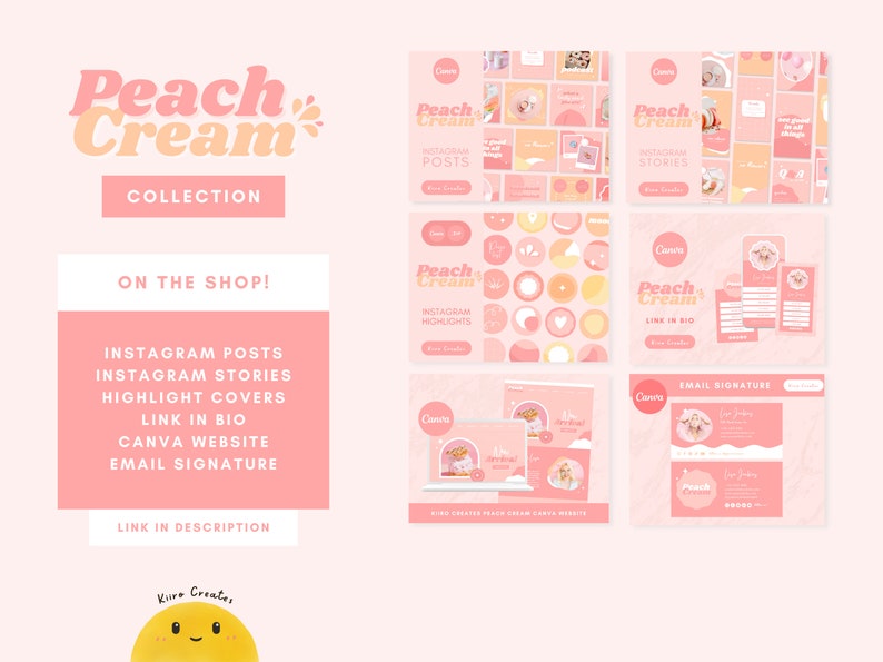 Pink Email Signature Template Canva - Pastel Bright Branding Business ...