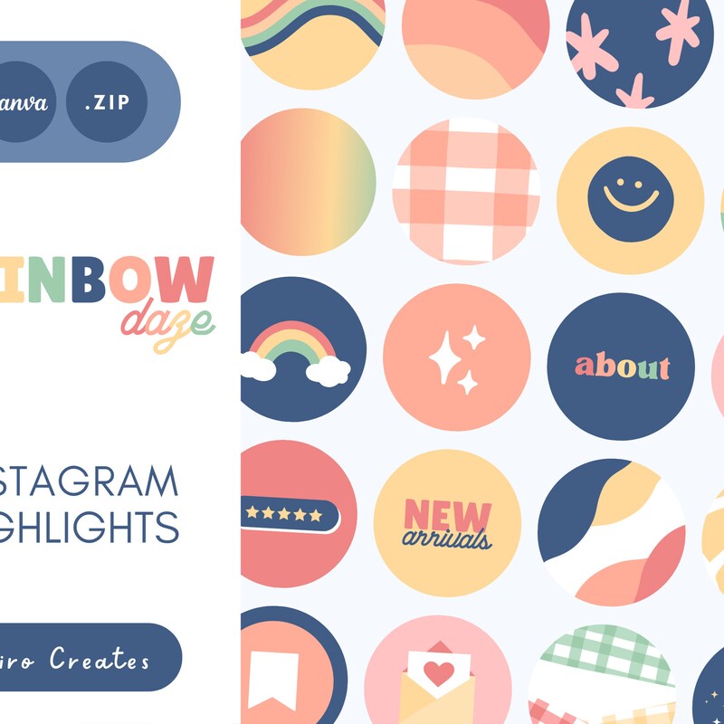 Rainbow Highlight - Etsy