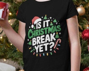 Is It Christmas Break yet Png, Holiday Season Ugly Christmas Sweater ...