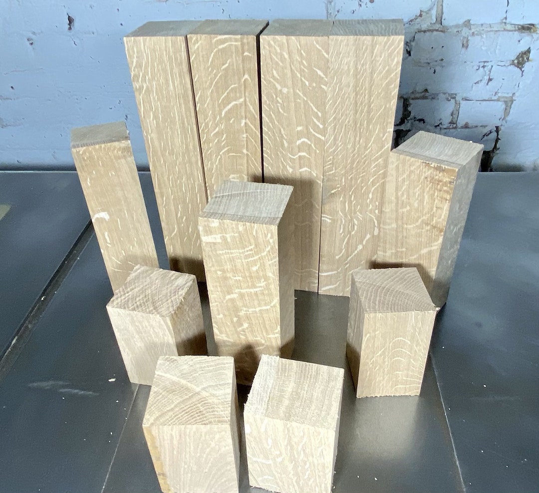 Prime Grade Oak Wood Turning Blanks, Woodturning Spindle Blanks 40mm to ...