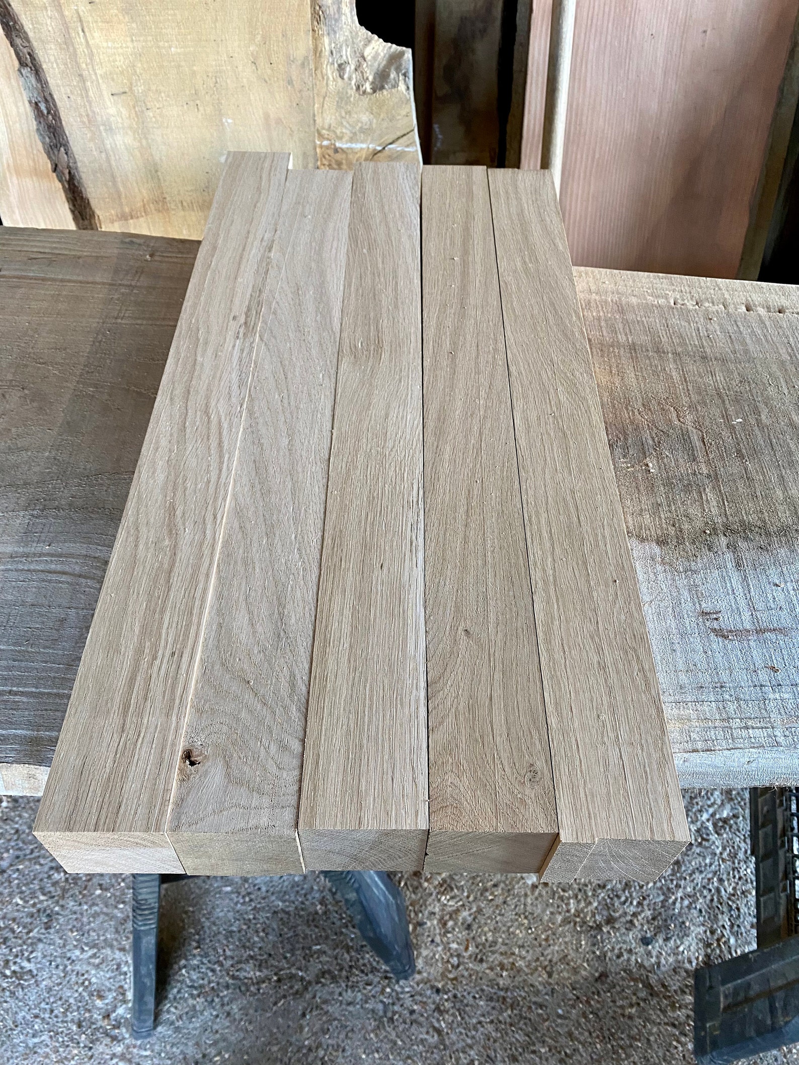 Prime Grade Oak Wood Turning Blanks, Woodturning Spindle Blanks 40mm to ...