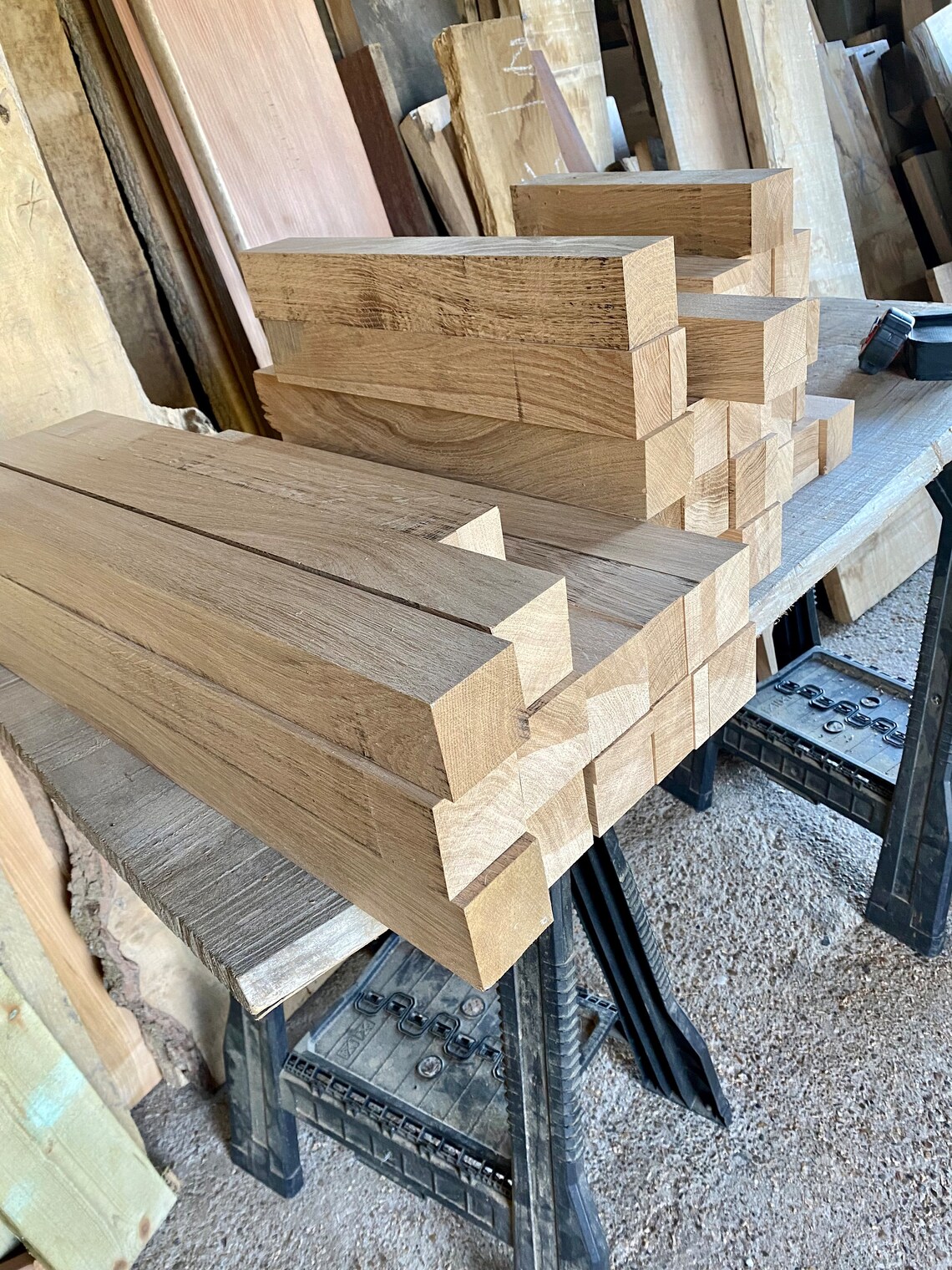 Prime Grade Oak Wood Turning Blanks, Woodturning Spindle Blanks 40mm to ...