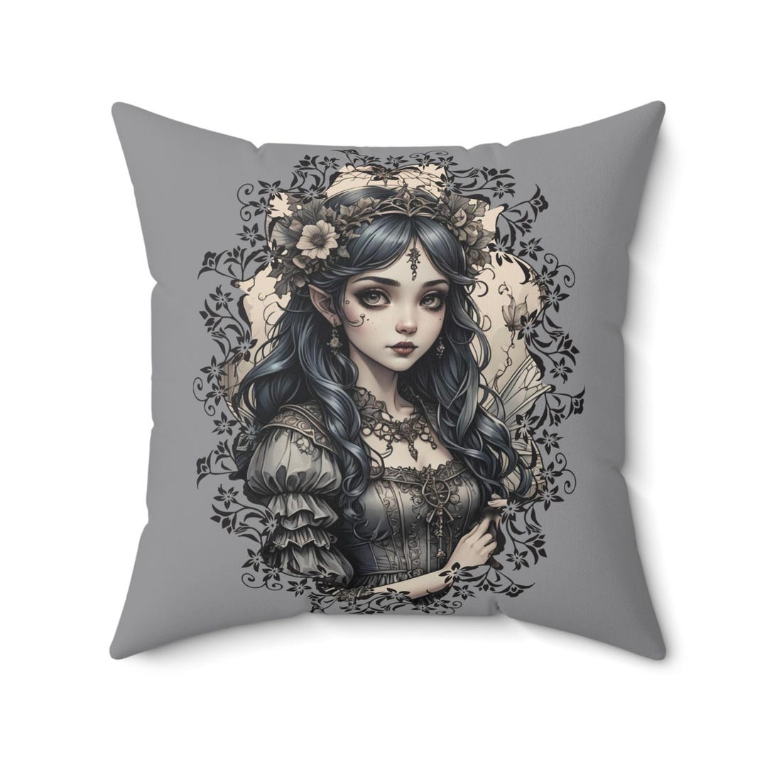 Gothic Fairy Vignette | Fantasy Home Accessory | Enchanted Fairy Pillow ...