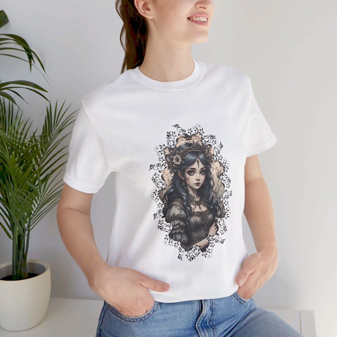 Gothic Fairy Vignette Short Sleeve Tee - Etsy