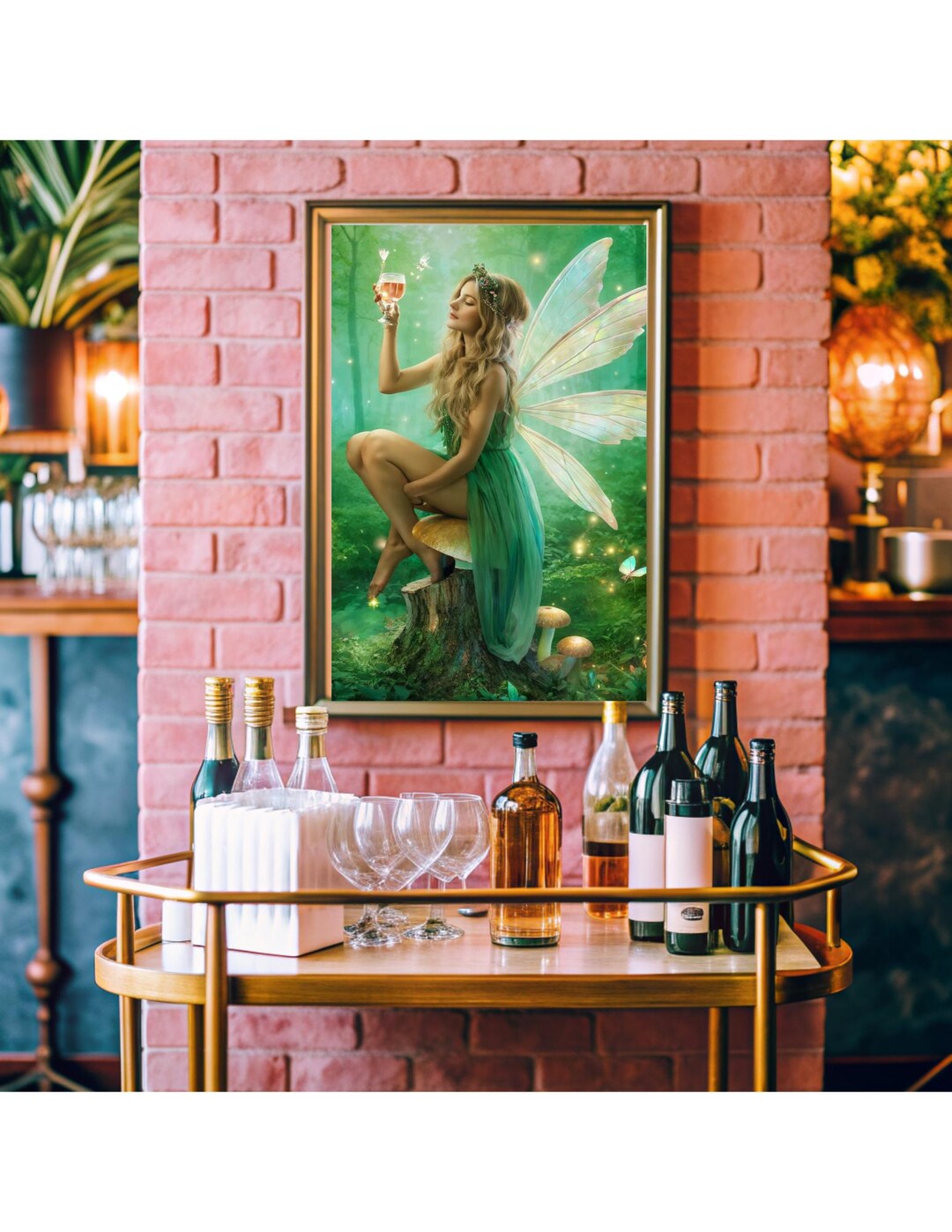 Fairy Cocktail Hour Poster – Digital Download Art - Etsy