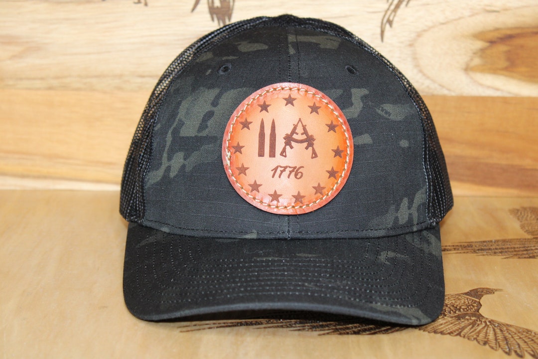 Custom Leather Patch Hat Leather Engraved Hats Custom Logo - Etsy