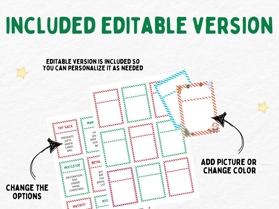 Christmas Taboo Game, Printable Holiday Game, Family Christmas Party ...