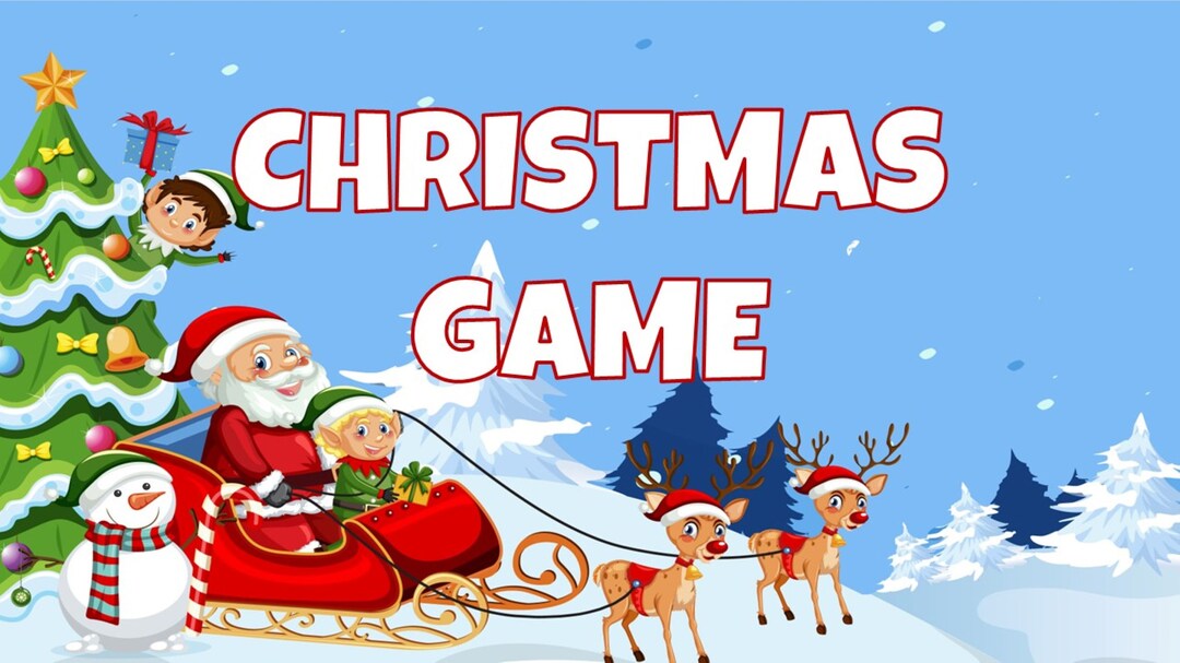 Virtual Christmas Game | Christmas Quiz | Digital Game for Christmas ...