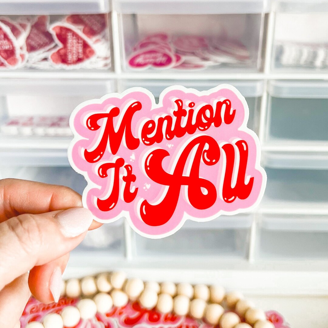 Mention It All - Bethenny Frankel - RHONY Sticker - Bravo Gift - Real ...