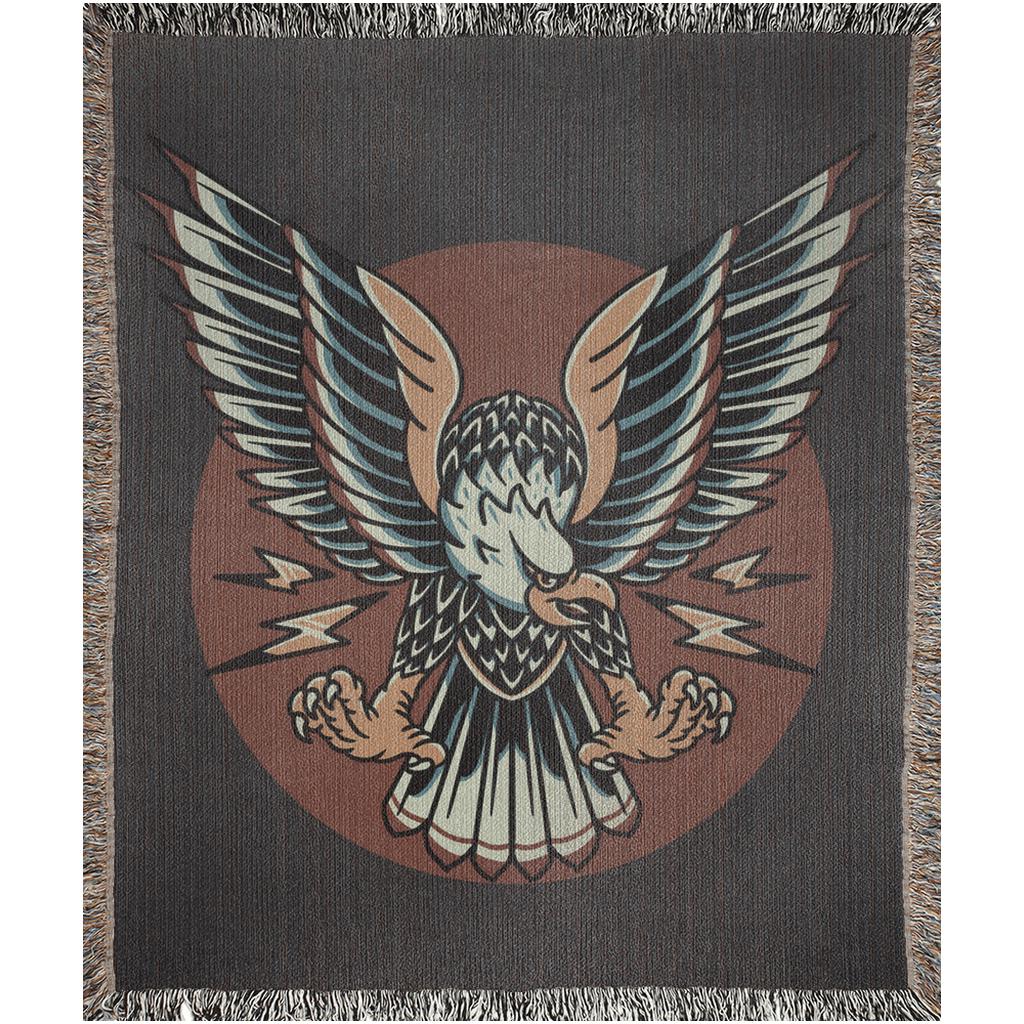 Eagle Traditional Tattoo Style Woven Blanket - Etsy