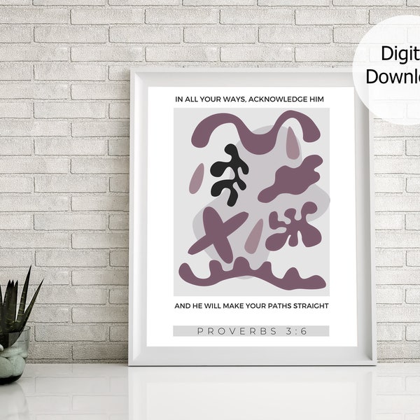 Acknowledge Him - Etsy