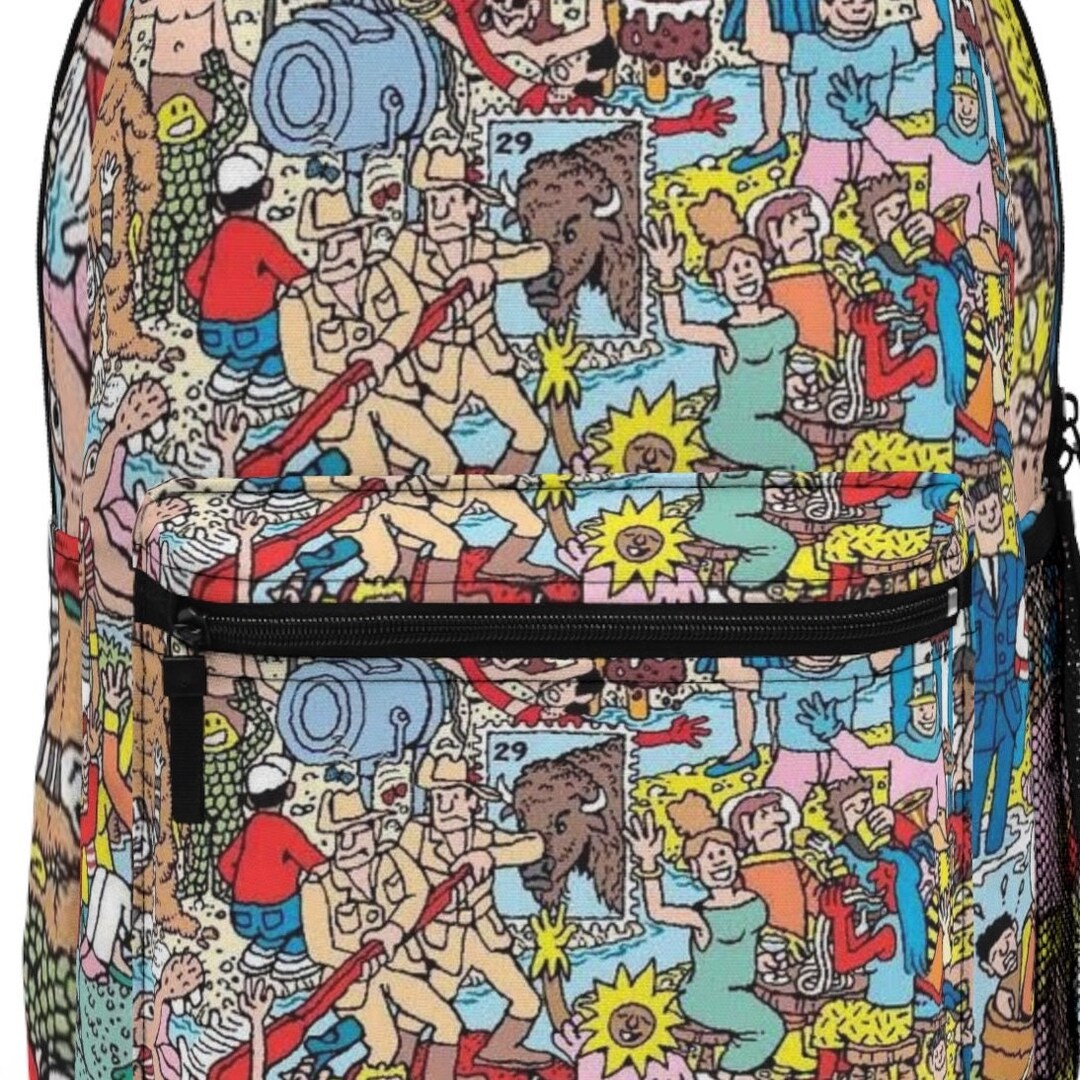 Where's Waldo Backpack Millennial Memories 80s-90s - Etsy