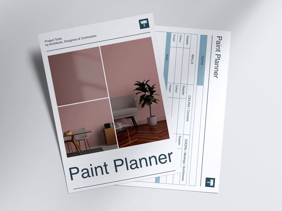 Home Renovation Paint Planner Downloadable PDF to Print - Etsy