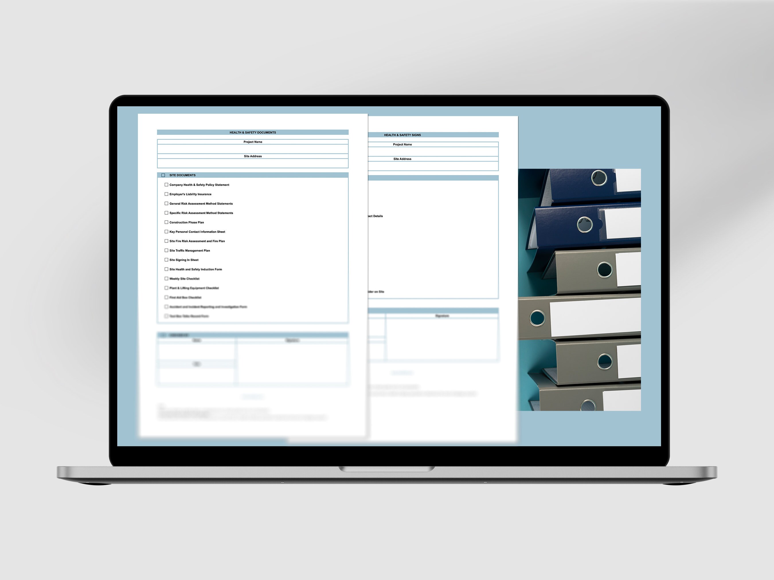 Construction PRO Health and Safety Documents and Signs Checklist ...