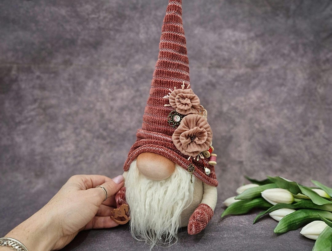 Vintage Inspired Handmade Gnome A Whimsical Touch to Your Home Decor ...