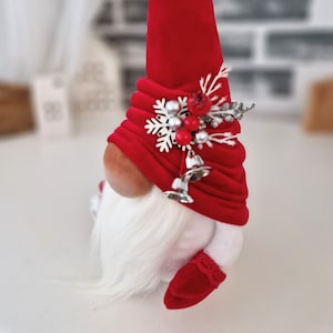Scandinavian Original Red Gnome Christmas Great Gift for Grandma ...