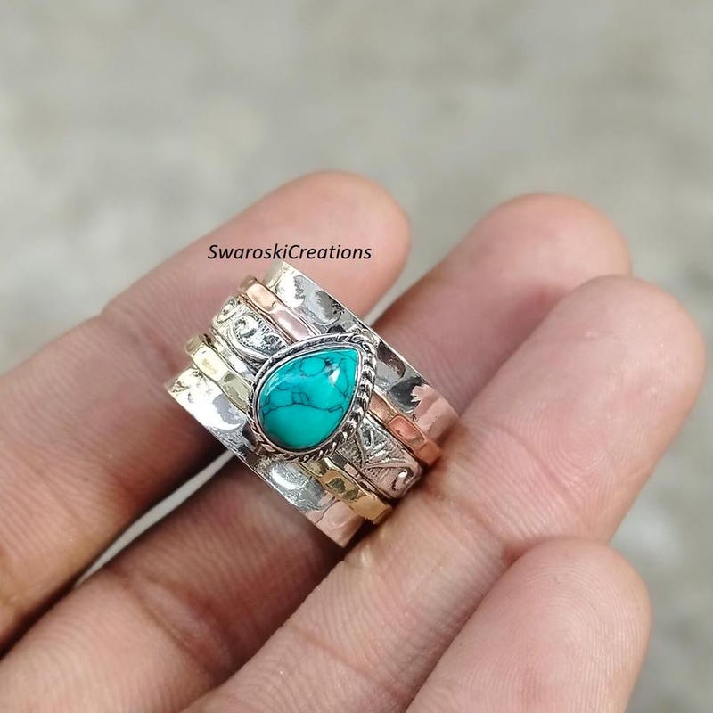 Turquoise Ring - Etsy