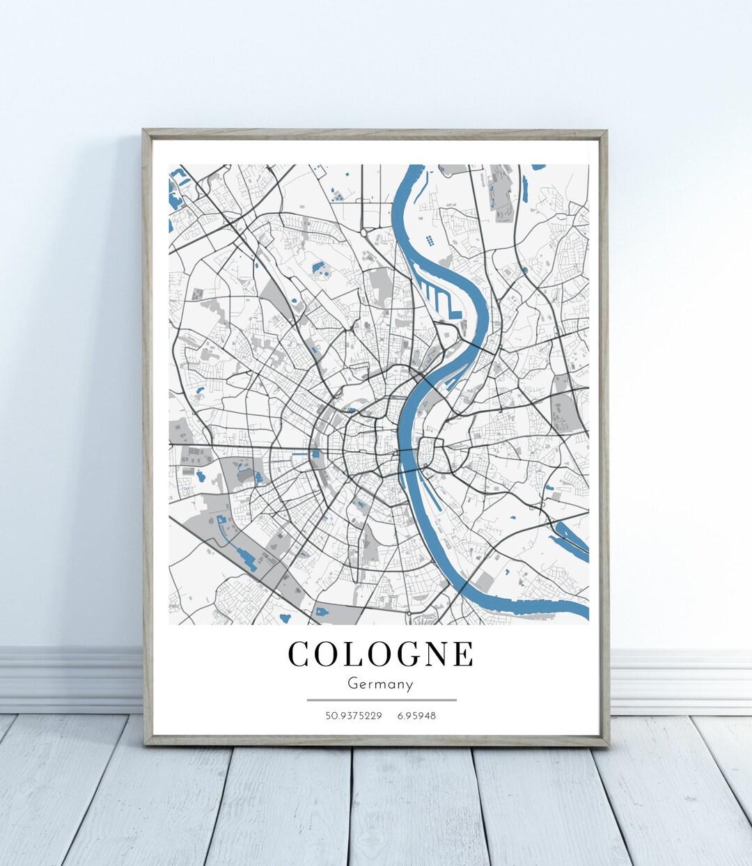 Beautiful City Maps and Abstract Art Prints With Minimal Colors. - Etsy