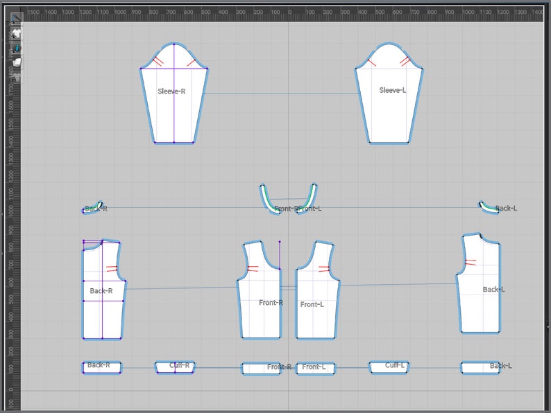 Digital Pattern Women Knit Sweater Long Sleeve Clo3d/marvelous Designer ...