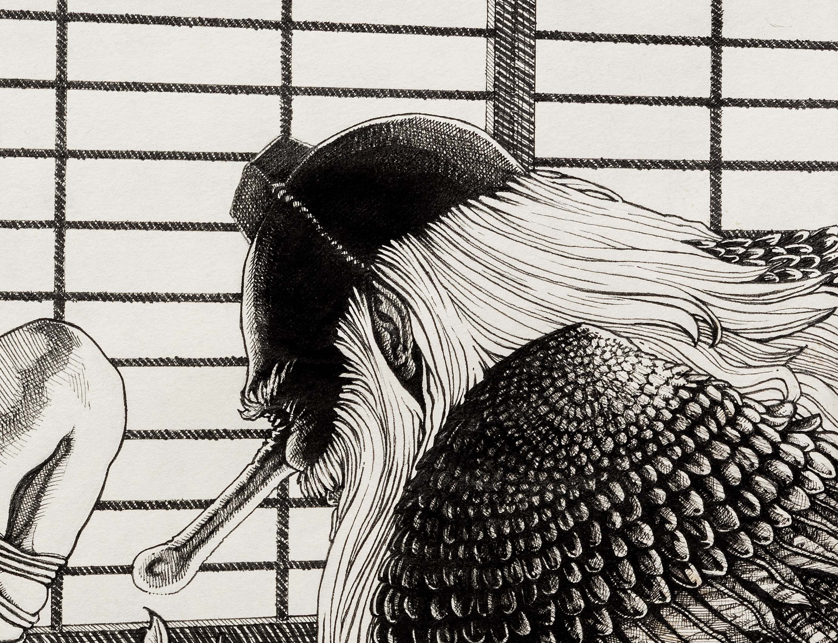 The Tengu’s Fan (small) - Etsy