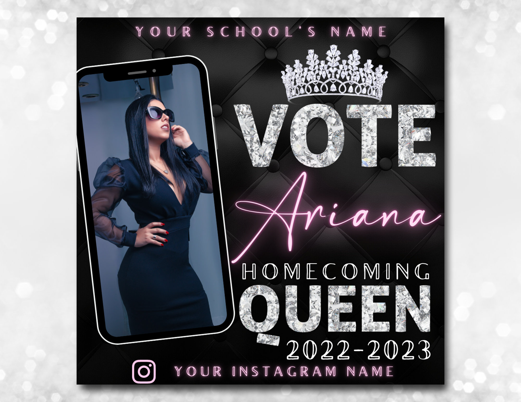 Vote Homecoming Queen Posters