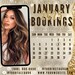 January Booking Flyer, January Books Open, January Bookings, January ...