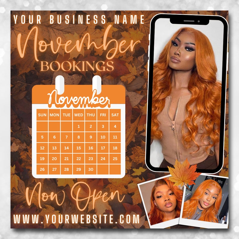 November Calendar - Etsy