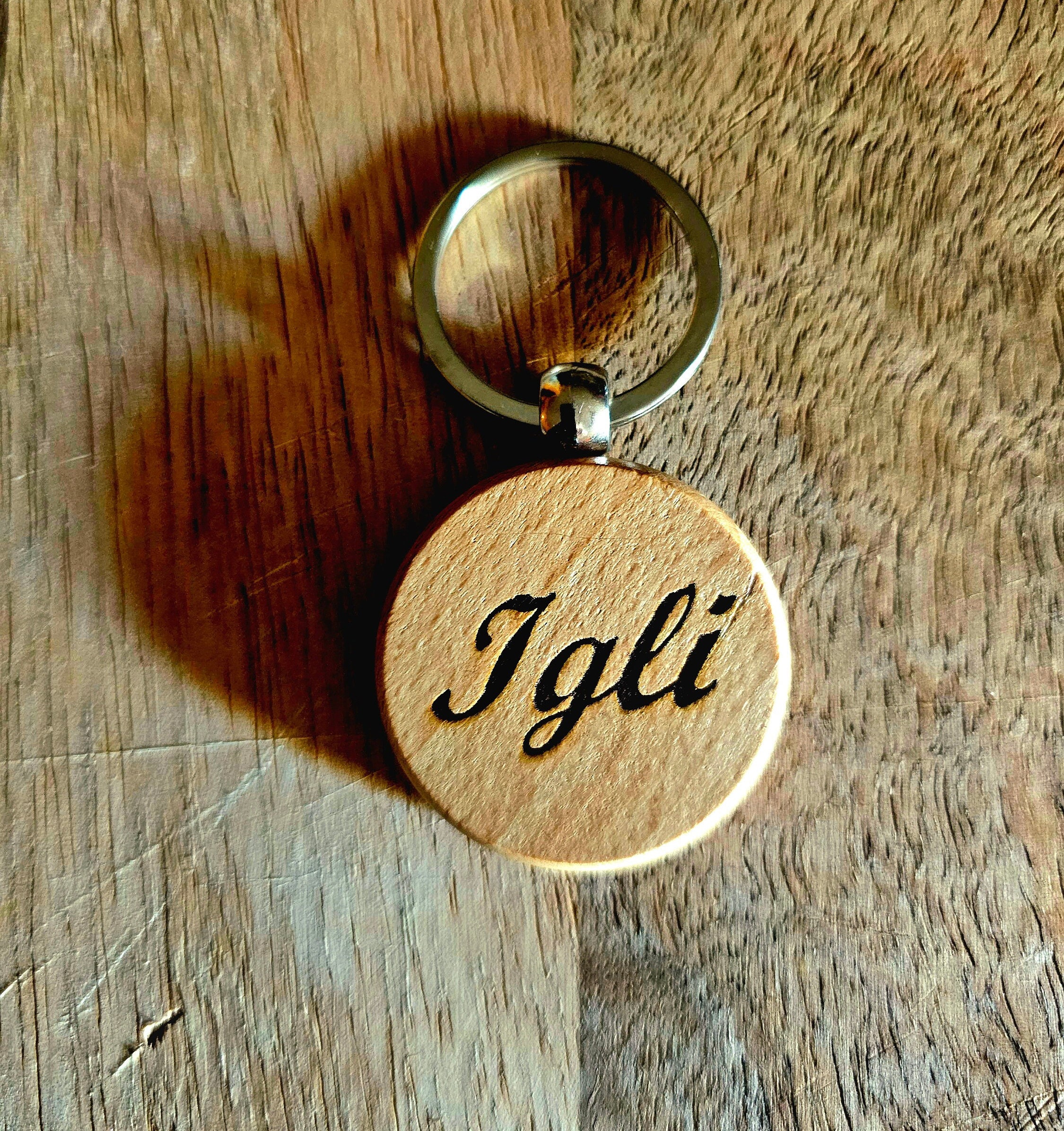 SUZUKI Wooden Key Ring Engraved With Personalized Name Double - Etsy