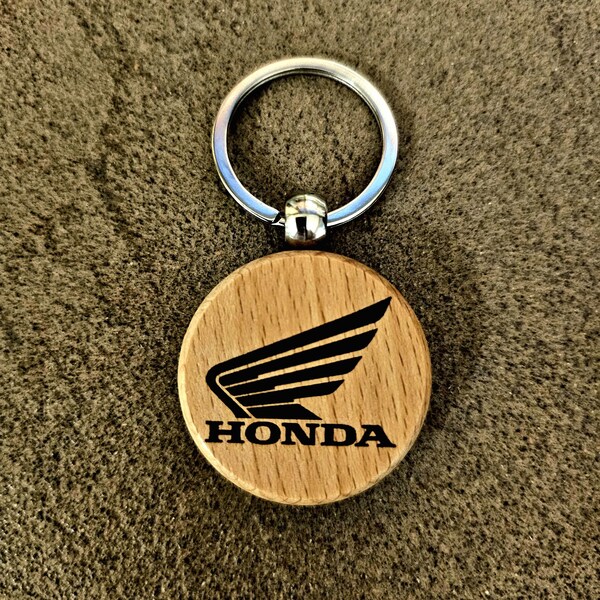 Wooden Key Ring - Etsy