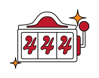 333 Angel Number Slot Machine Digital Art - Etsy