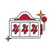 444 Angel Number Slot Machine Digital Art - Etsy
