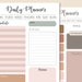 Daily and Weekly Planner, Daily Planner Bundle Download, Planner Page ...