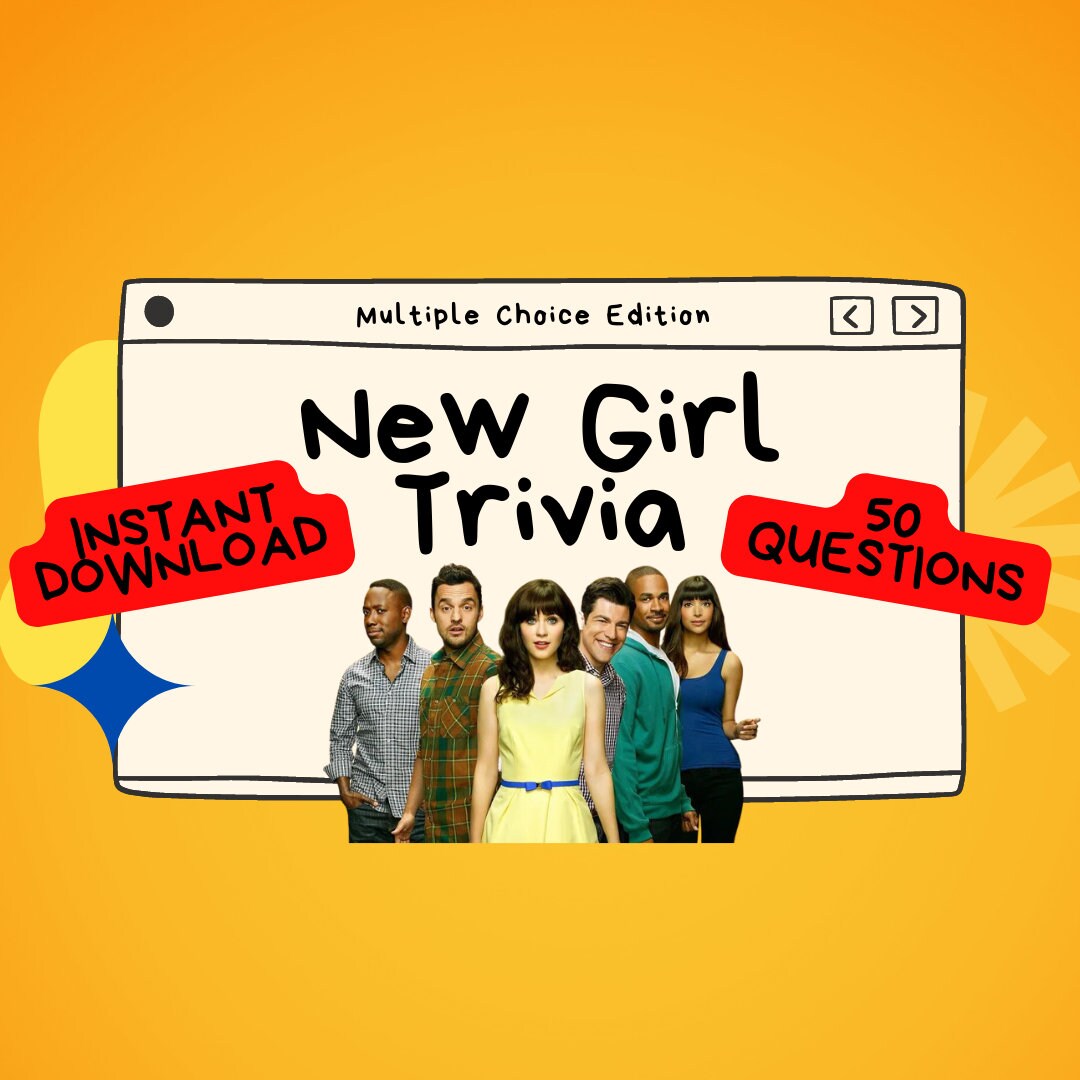 New Girl Trivia - Instant Downloadable Game for Fans of Jess, Nick ...