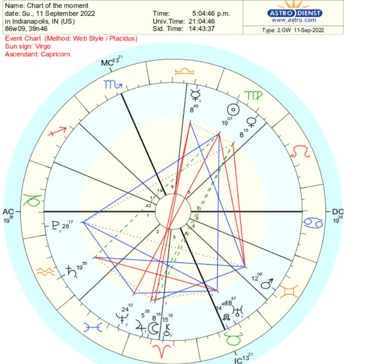 Natal Chart Reading Basic Etsy
