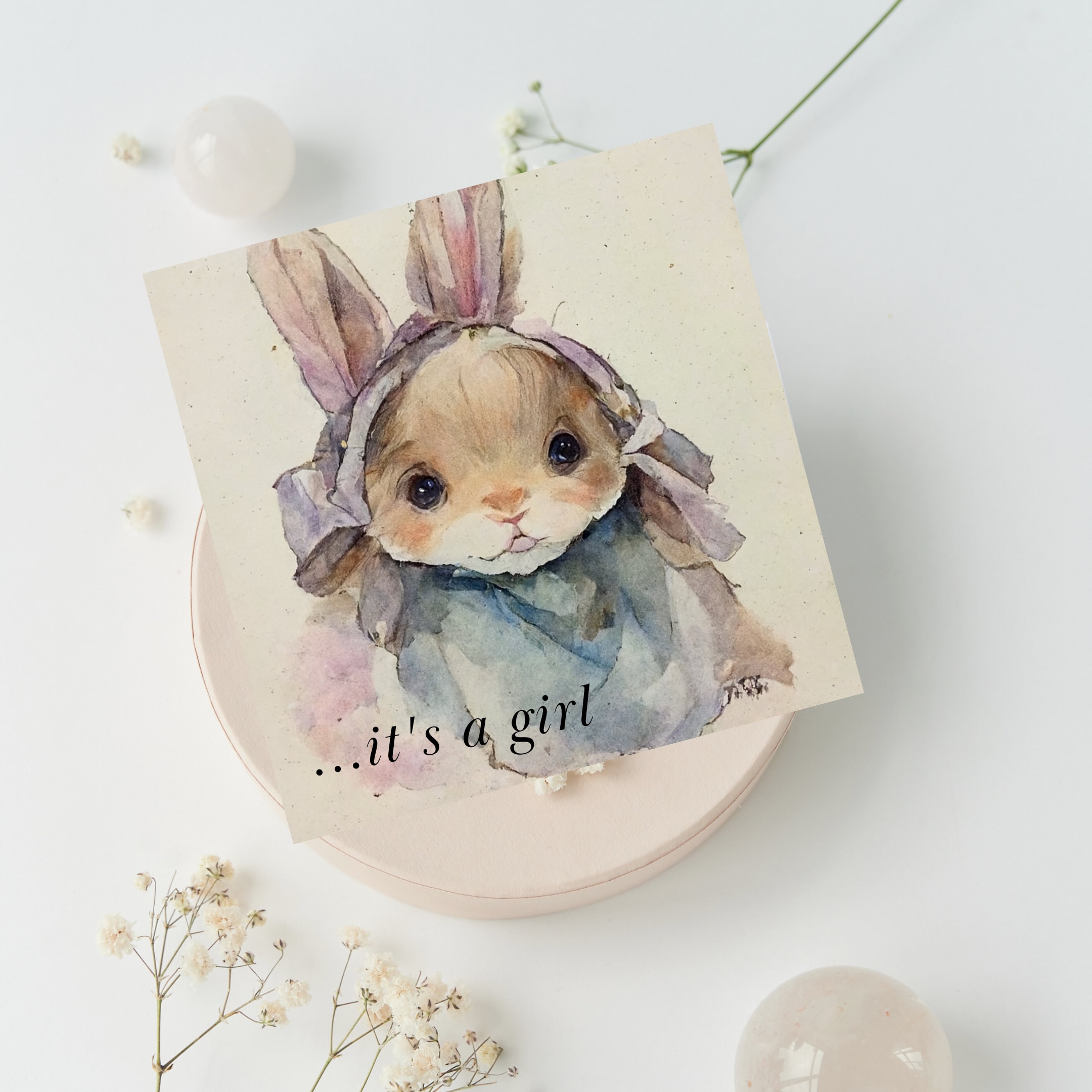 Fairies Watercolor Clipart- Enchanted Forest Baby Bunny Rabbit Garden ...