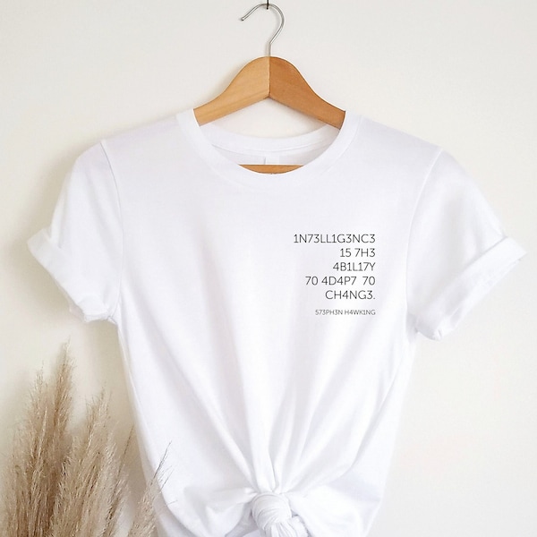 Stephen Hawking Shirt - Etsy