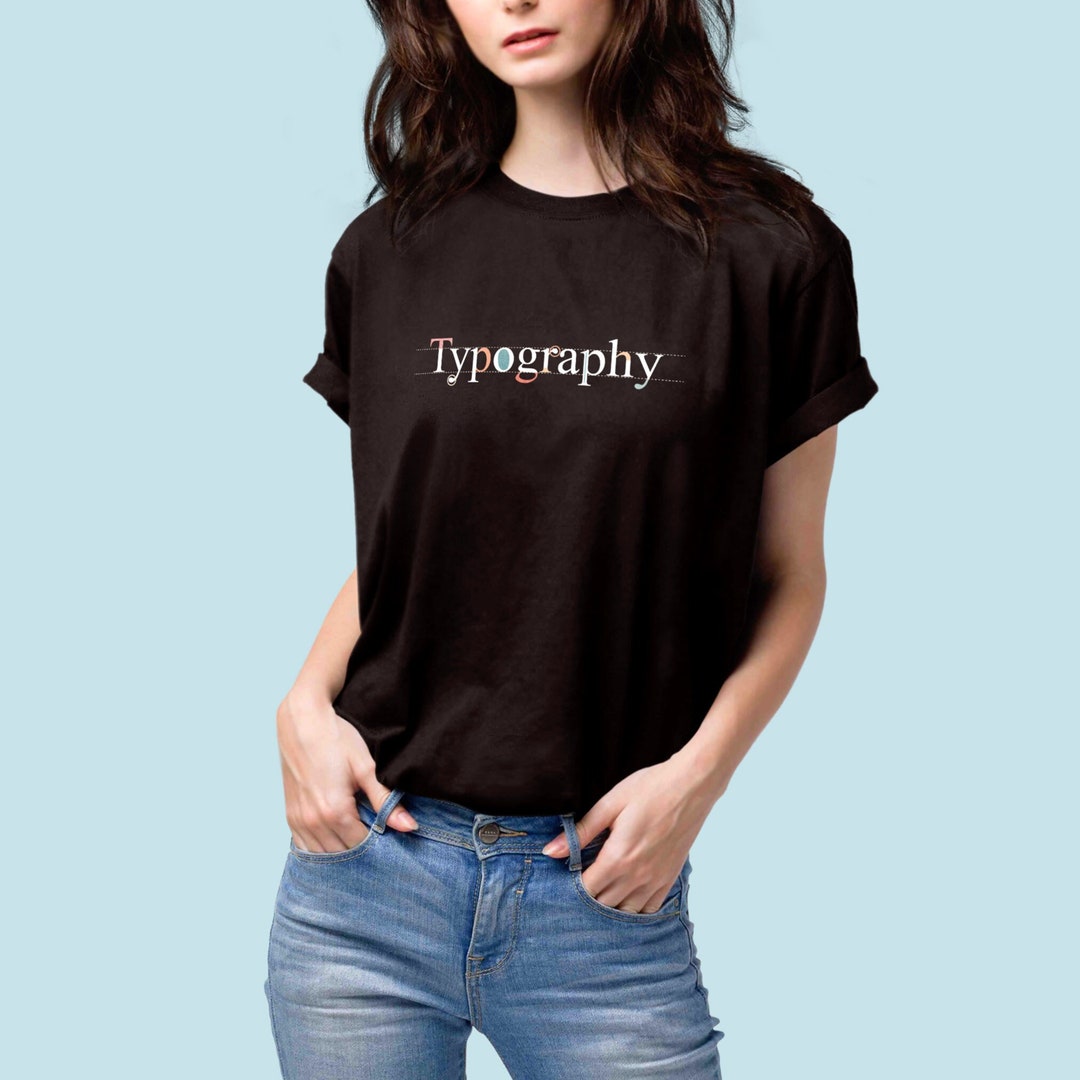 Typography Shirt, Anatomy of Typography, Font Shirt, Letterform Tee ...
