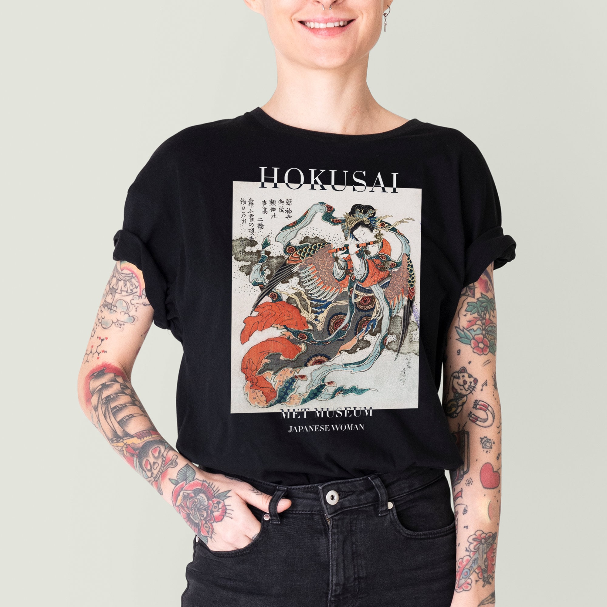 Aesthetic Japanese Woman T-shirt Japan Streetwear Fashion Japanese ...