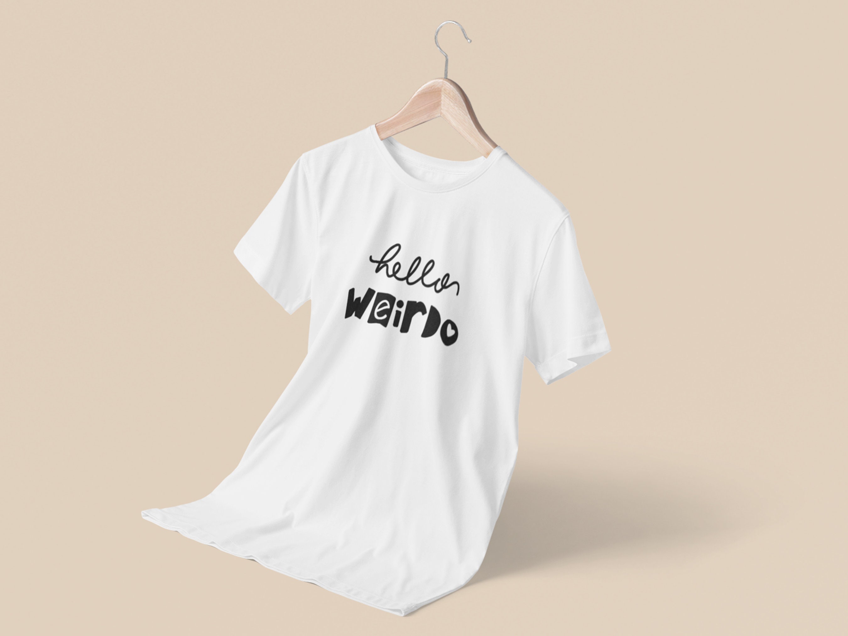 Hello Weirdo T-shirt Weirdo Streetwear Shirt Weirdo Slogan Tee Weirdo ...