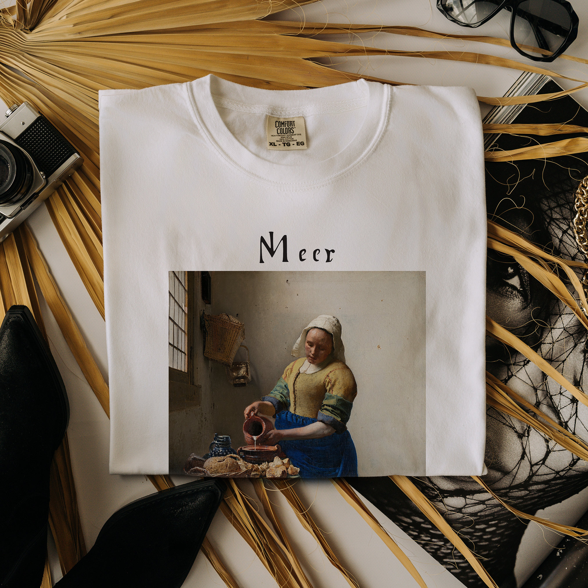 The Milkmaid by Johannes Vermeer Original Comfort Colors® Shirt Fine ...